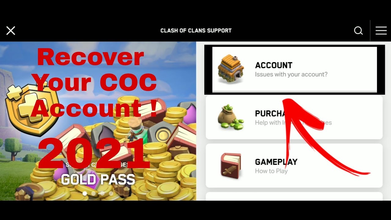 Recover your COC account (proof) 2021 - YouTube