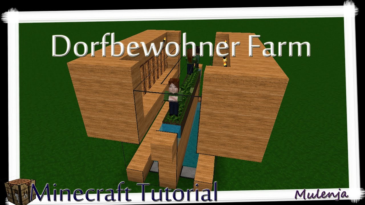 Minecraft - Automatische Dorfbewohner Farm / Minecraft Tutorial - YouTube