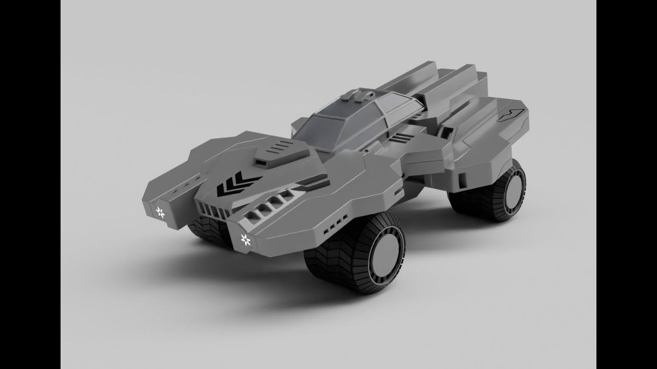 CAG Sci Fi Car 1 - YouTube