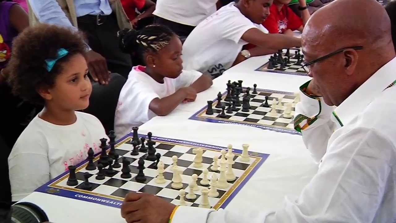 President Jacob Zuma attends chess tournament in Nkandla - YouTube