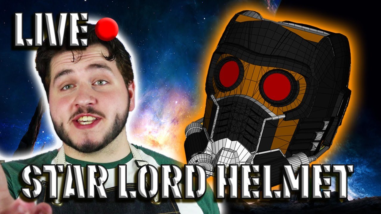 Making Star Lord's Mask Live - YouTube