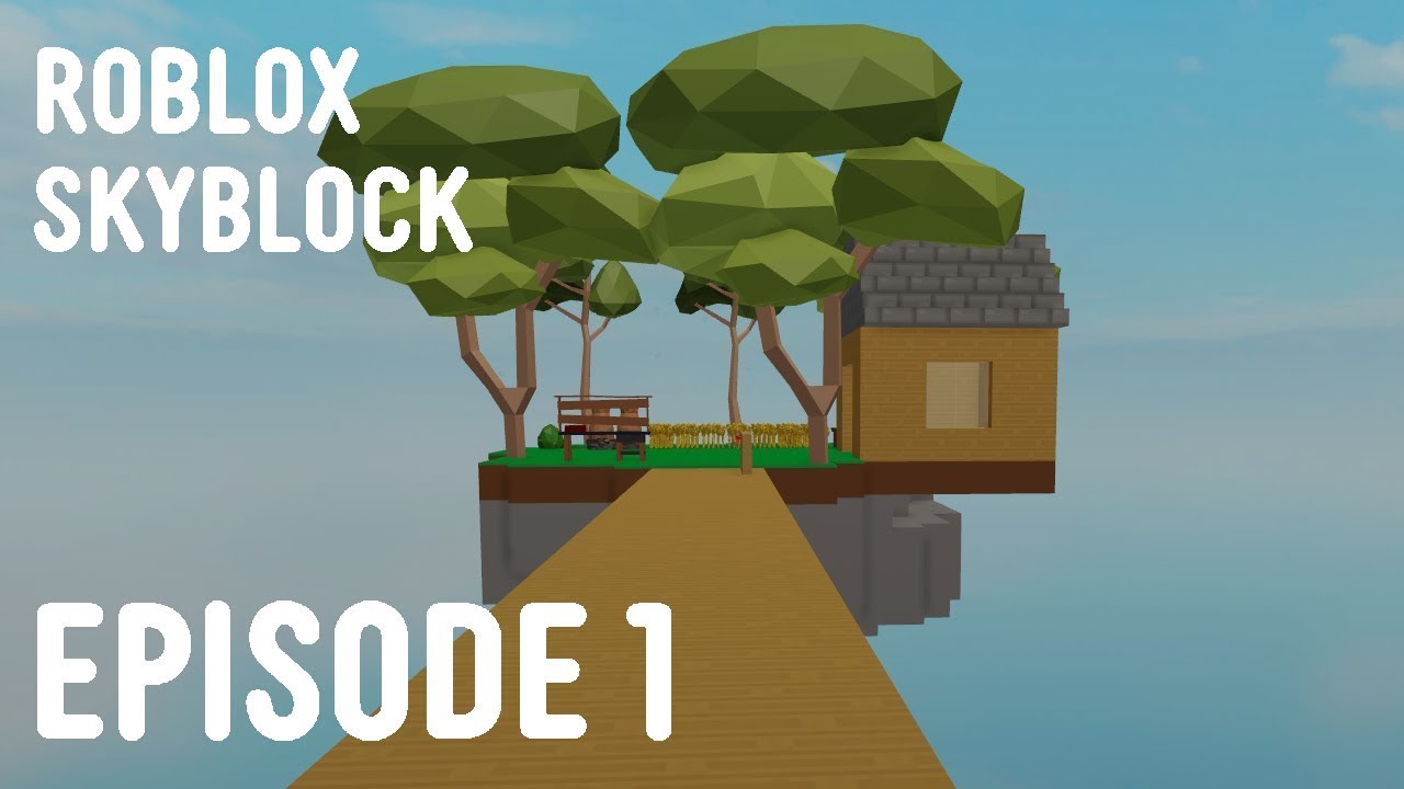 How to make a house in Skyblock part one. - YouTube