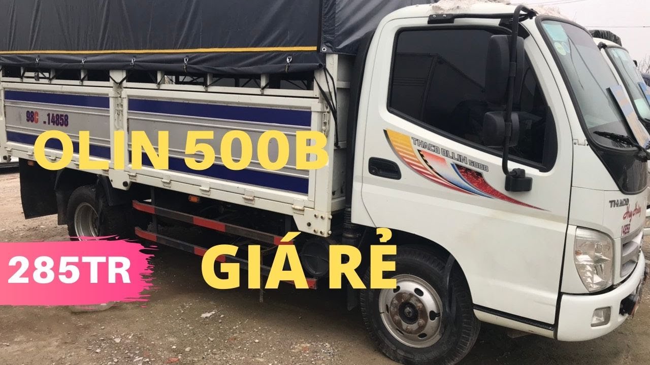 Xe tải cũ chất lượng giá rẻ Thaco Olin 500B 5 tấn| Hưng Duẩn Auto - YouTube