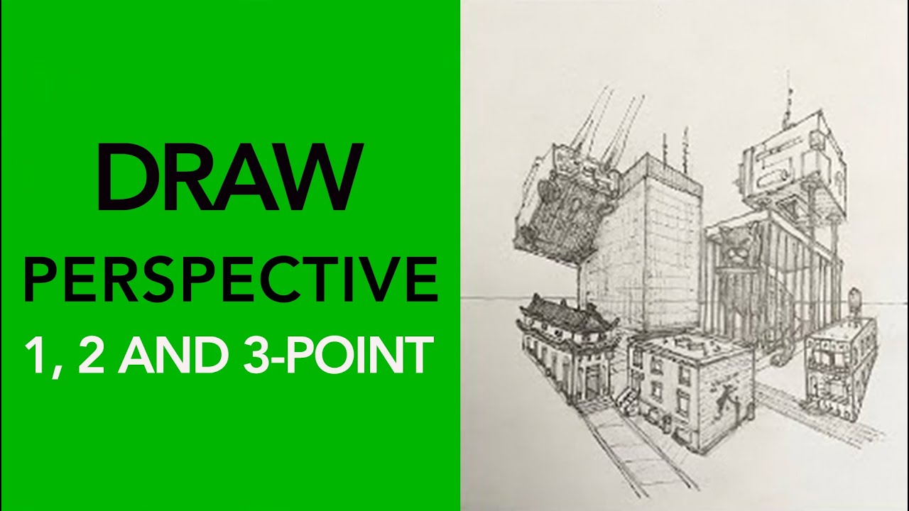 Learn perspective in 3 easy steps | Drawing Tutorial - YouTube