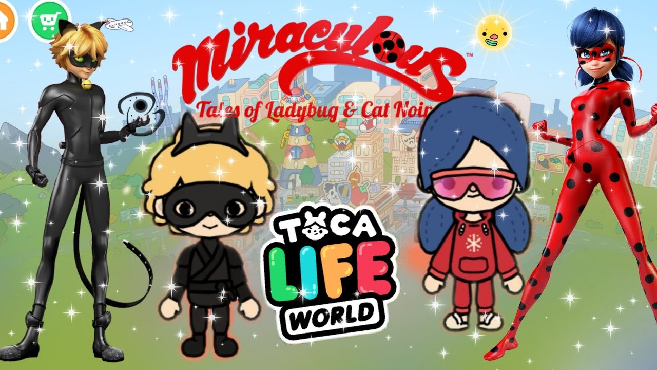 creating ladybug and cat noir 😻|miraculous 🐞ladybug and cat noir🐱 |Toca ...
