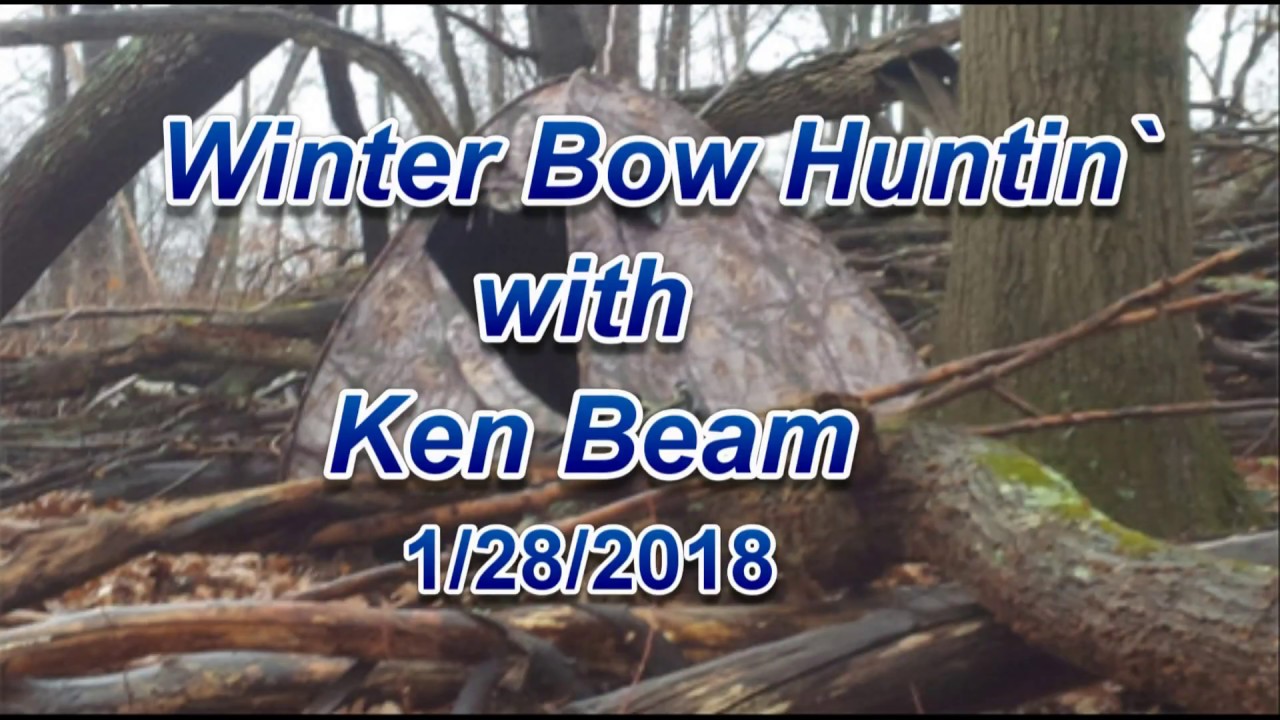 NJ Winter Bow Hunting with Ken Beam in Califon NJ on 1/28/18 - YouTube