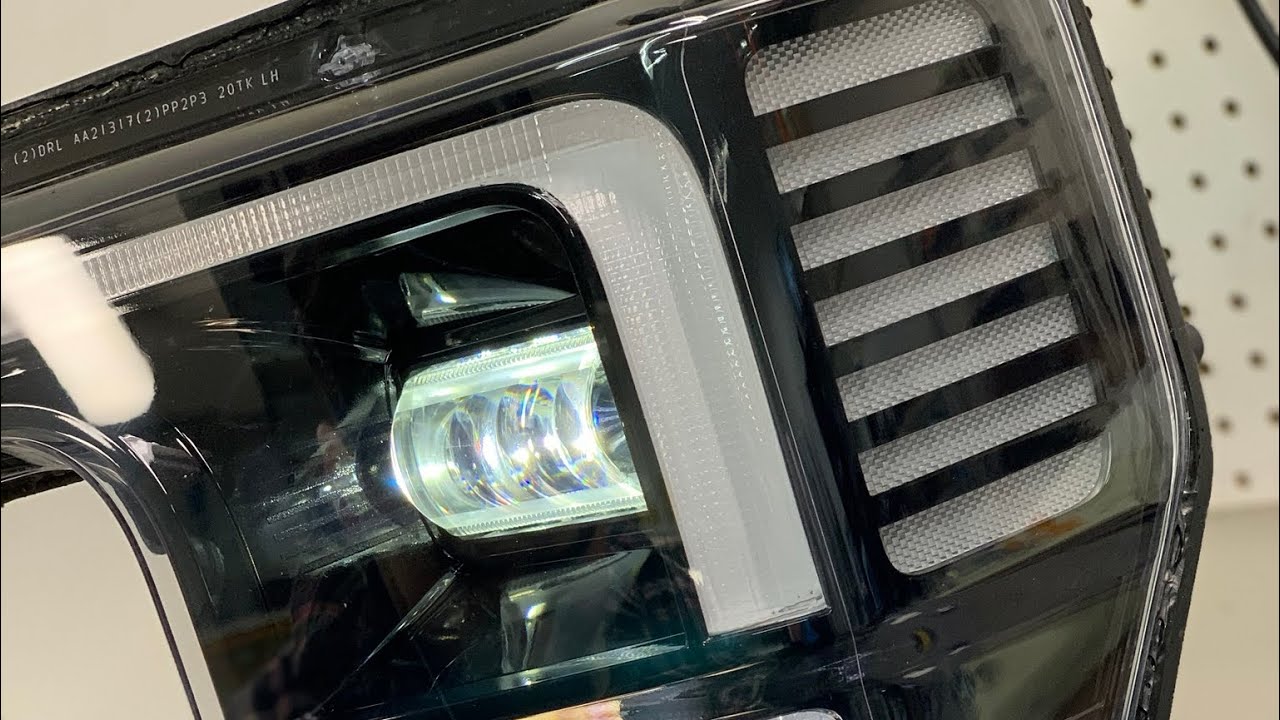 Customizing The BRAND NEW 2020 Super Duty Headlights - YouTube