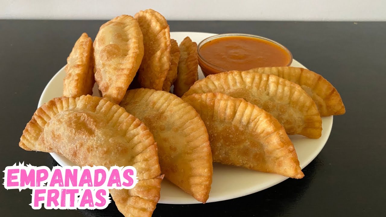 EMPANADAS FRITAS DE HARINA rellenas de pollo,ricas y crujientes - YouTube