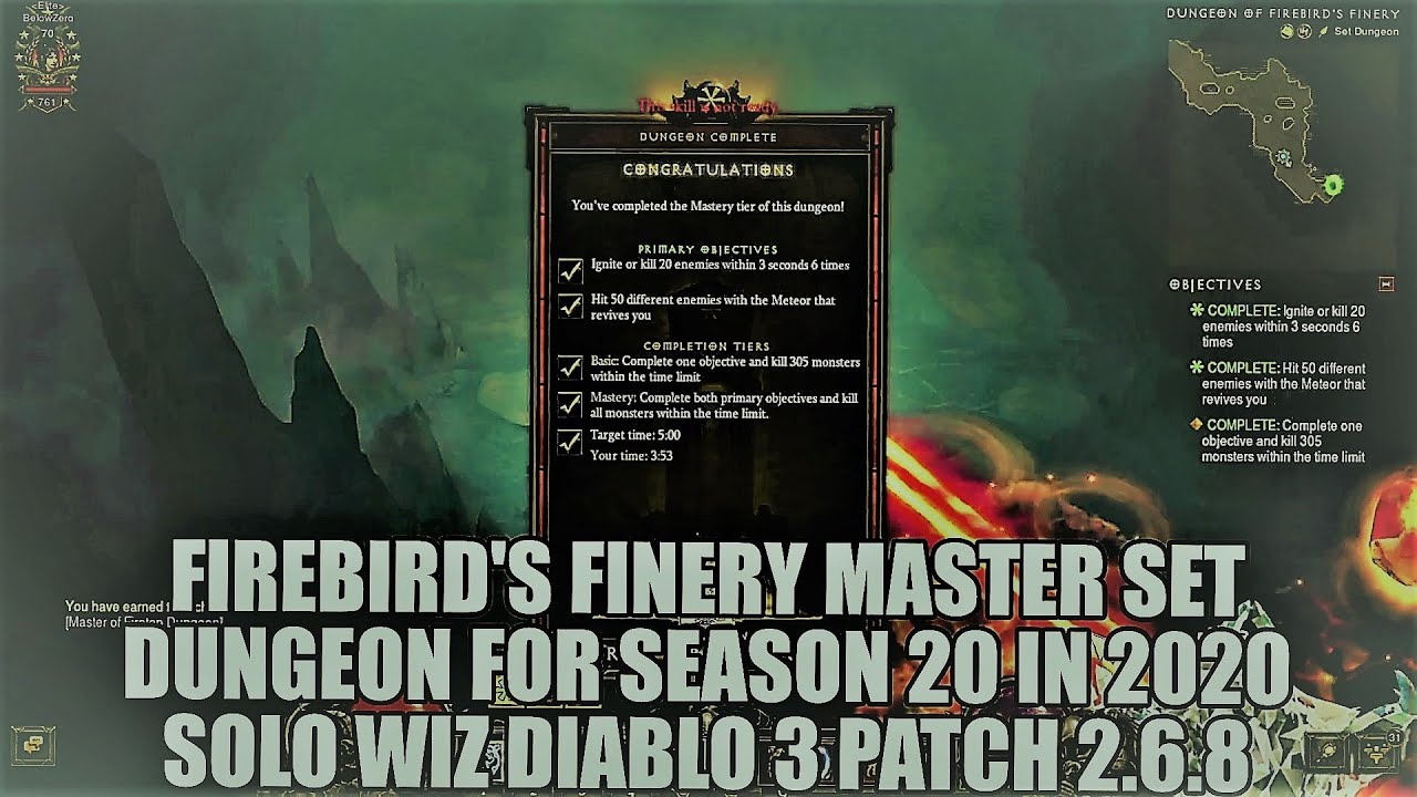 FIREBIRD'S FINERY SET DUNGEON PATCH 2.6.8 - YouTube