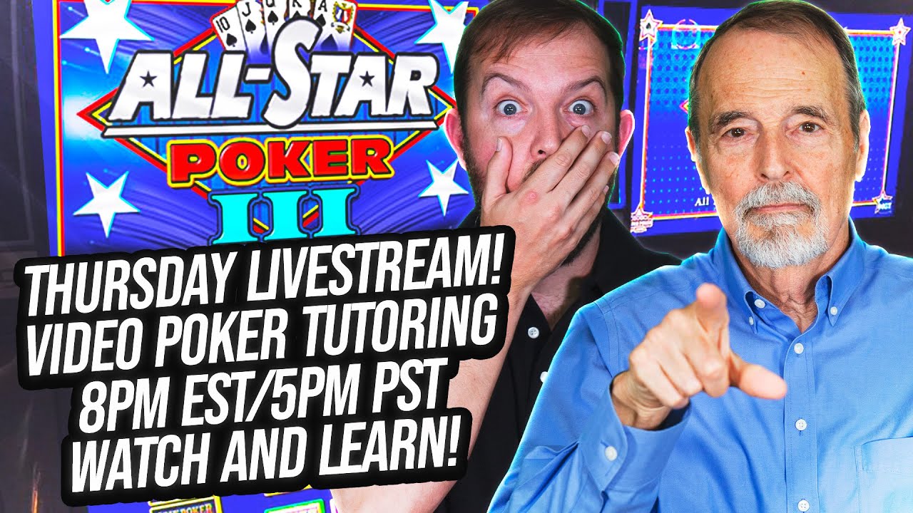 🔴LIVE Video Poker Training! Learn How To Win! Ask Us Your Questions ...