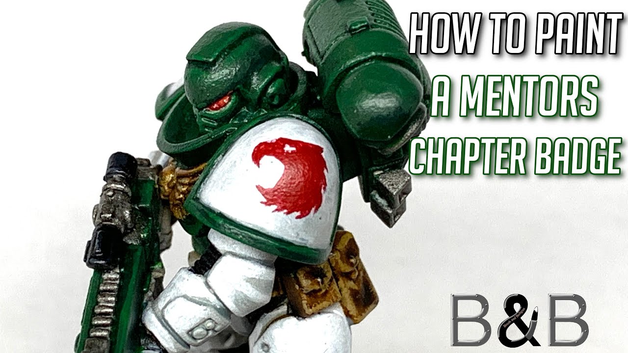 How to paint a Mentors Chapter Badge - YouTube