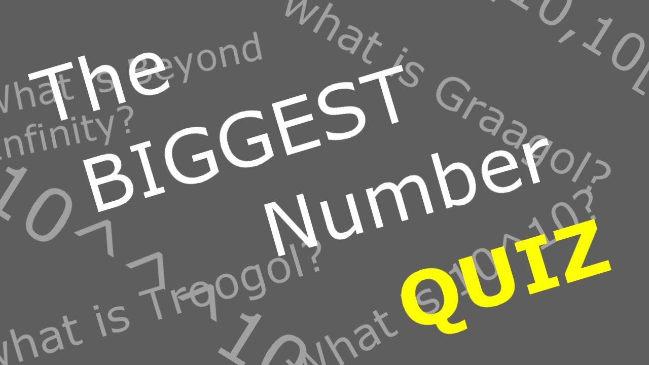 Biggest Number Quiz - YouTube
