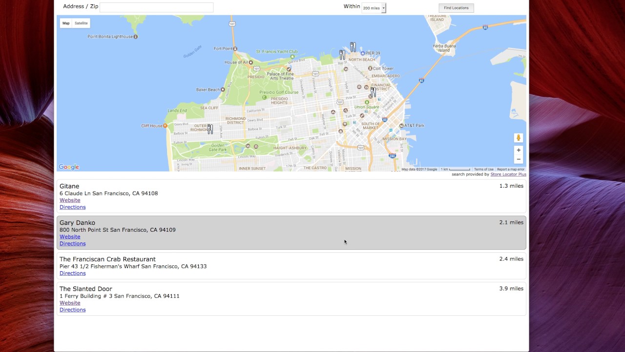 The Store Locator Plus Style Gallery - YouTube