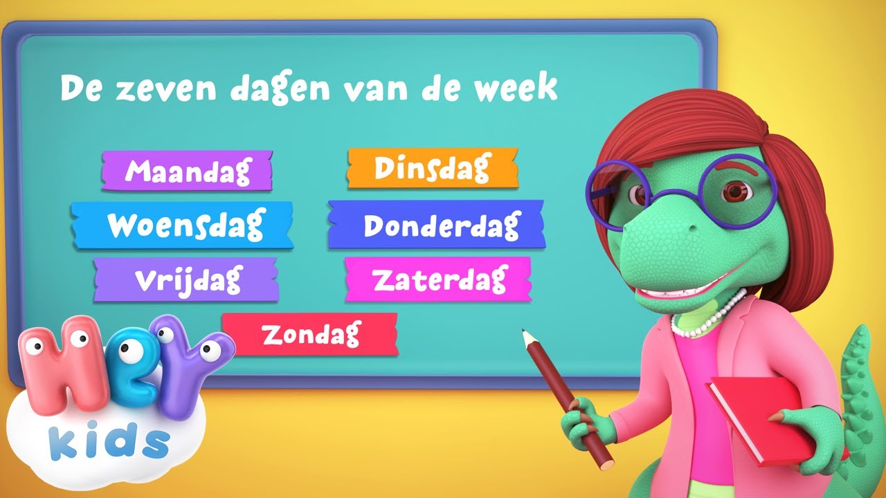 Zeven Dagen Van De Week liedje | HeyKids - Kinderfilmpjes Nederlands ...