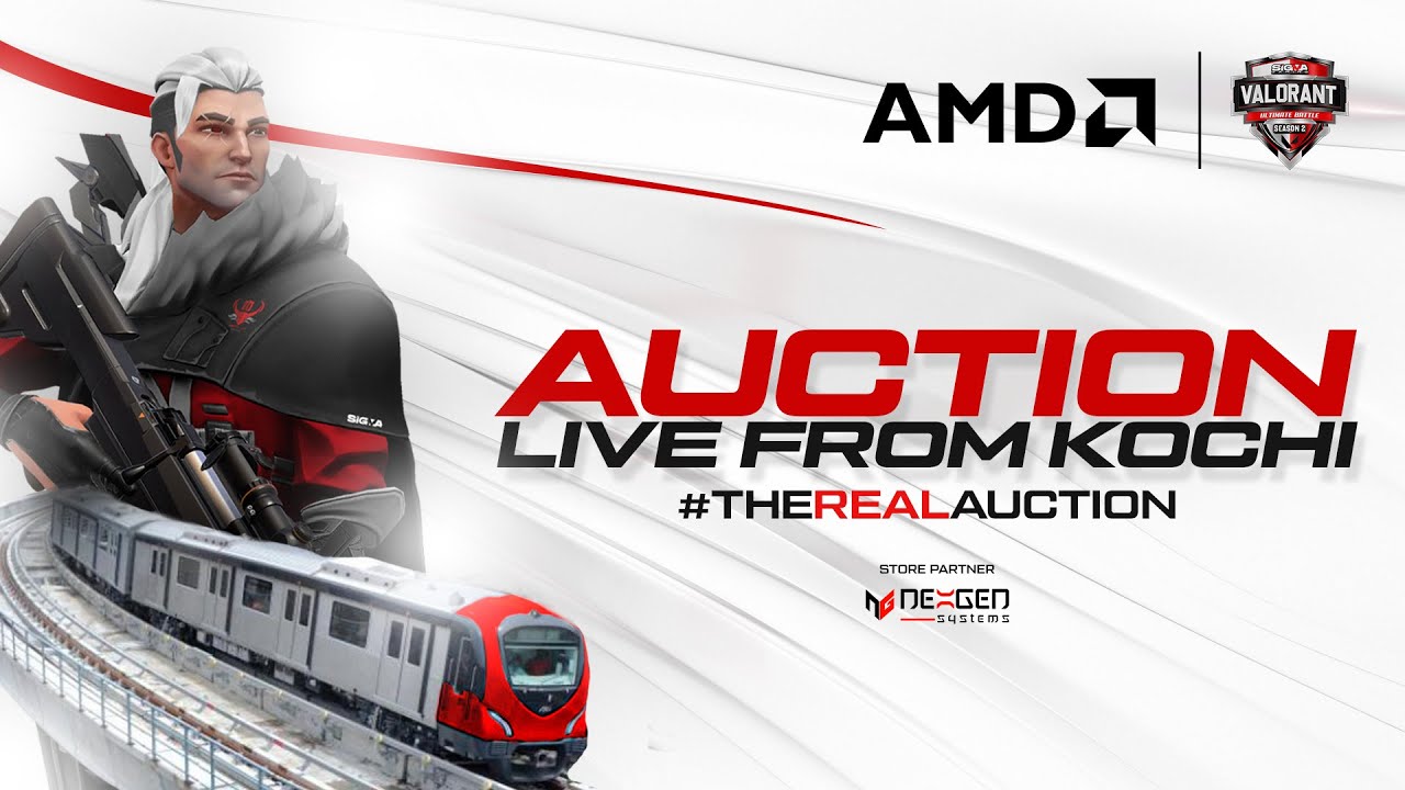 AMD Sigma Valorant Ultimate Battle Season 2 | AUCTION DAY | Live from ...