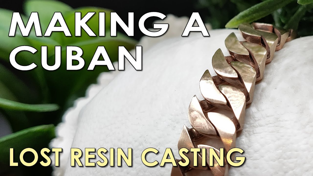 Cuban Link chains - CAD, 3D Printing & Metal Casting using Bluecast X ...