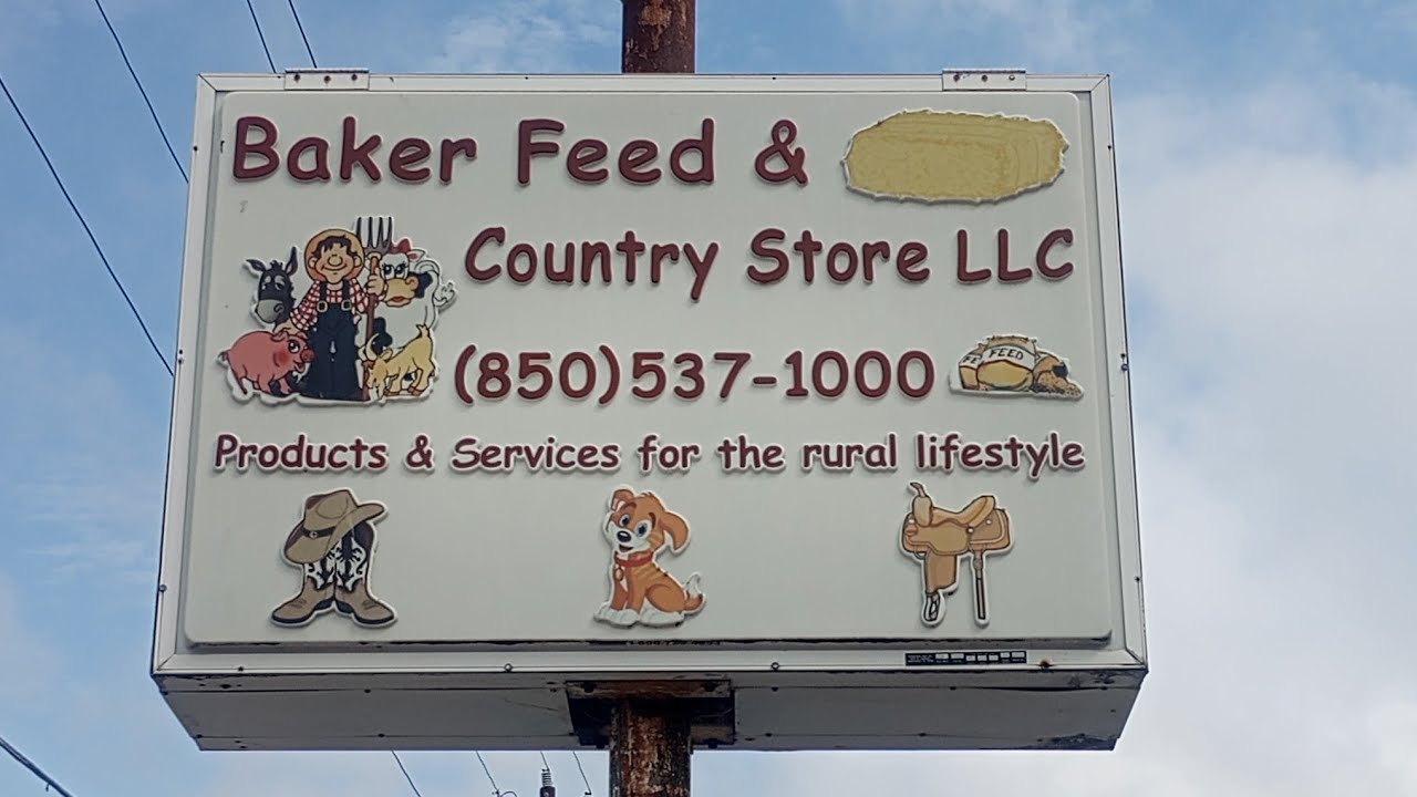 Baker Feed & Country Store - Baker, Florida - YouTube