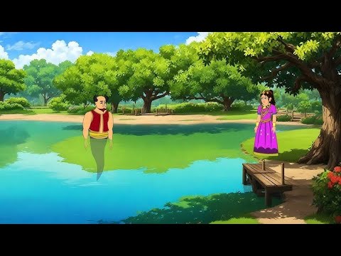 जिन का जादुई तलाब।। Jin ka jadui talab ।। cartoon।। hindi moral stories ...