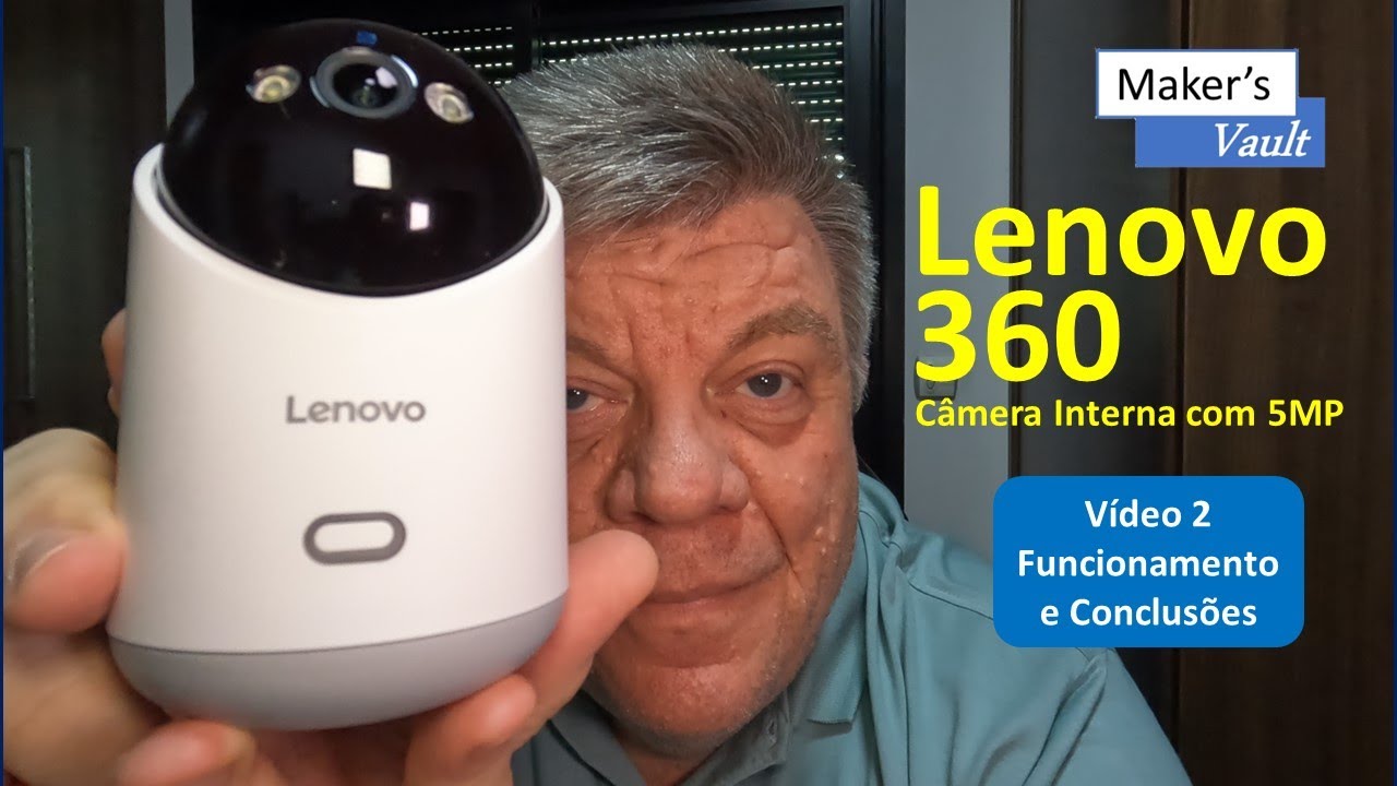 Lenovo 360 5MP Câmera interna 360 Cheia de Recursos – Vídeo 2 ...