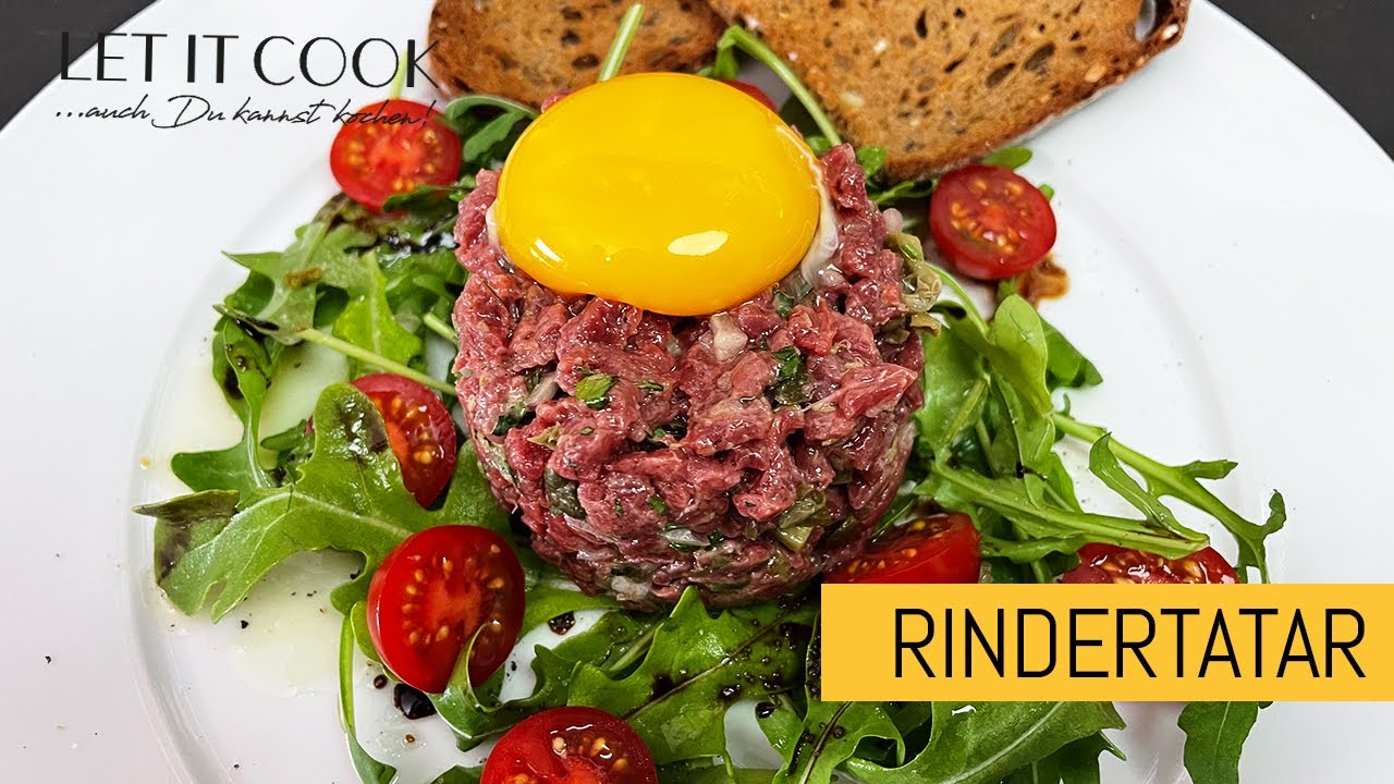 Rindertatar mit Knusperbrot wahnsinnig lecker!!! - Letitcook
