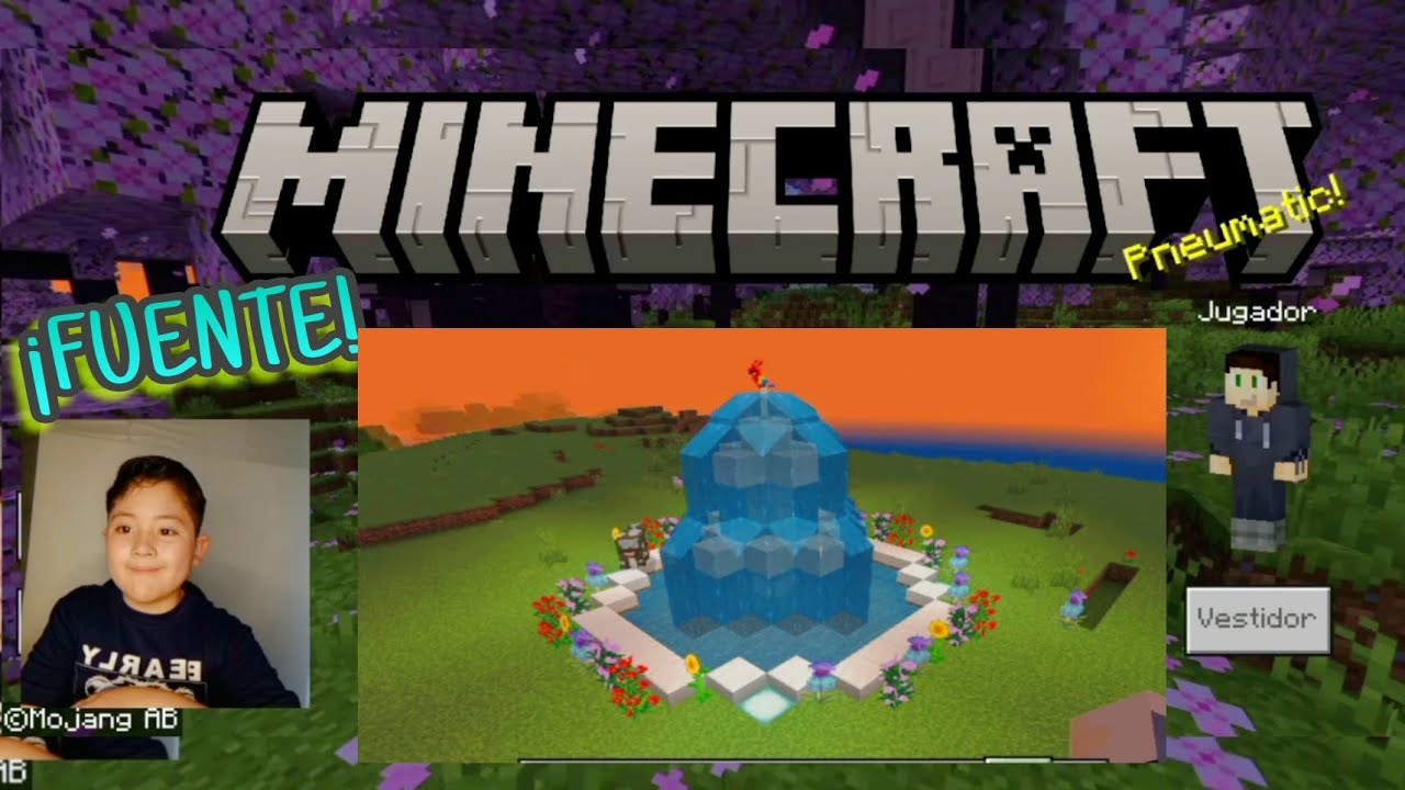 Como crear una FUENTE / en Minecraft / FACIL Y BONITA!! - YouTube