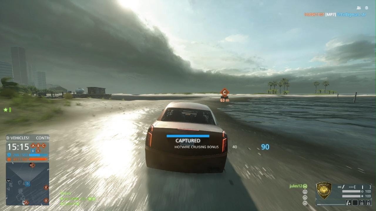 Battlefield Hardline the best car chase ever - YouTube