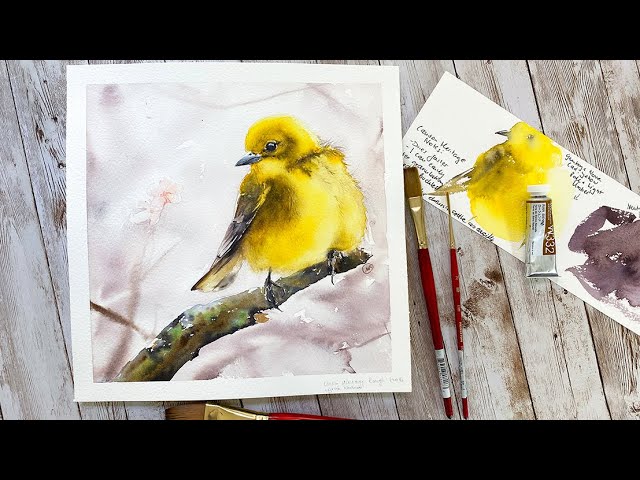 Yellow Bird Painting