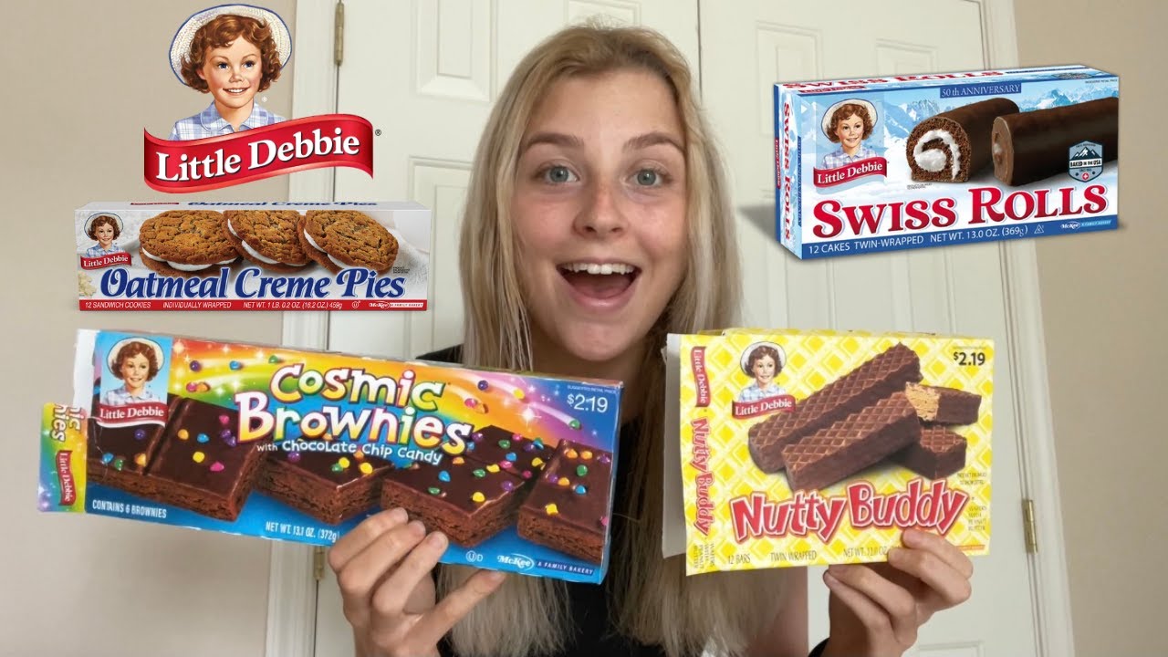 TRYING LITTLE DEBBIE SNACKS - YouTube