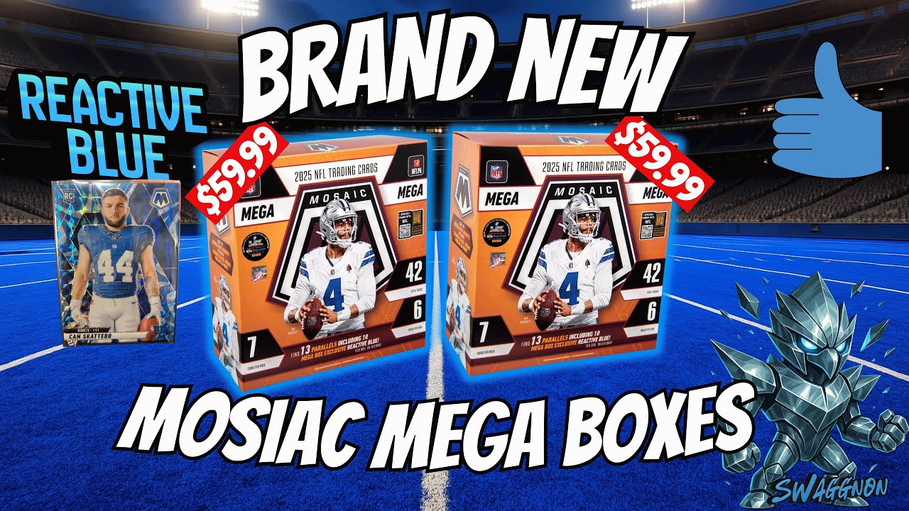 2025 Mosaic Mega Box Review – EXCLUSIVE Reactive Blue! Watch This ...