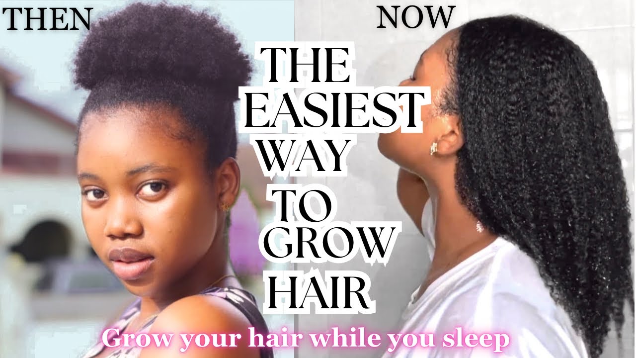 The EASIEST WAY to grow your Hair! Retain length easily and FAST. - YouTube