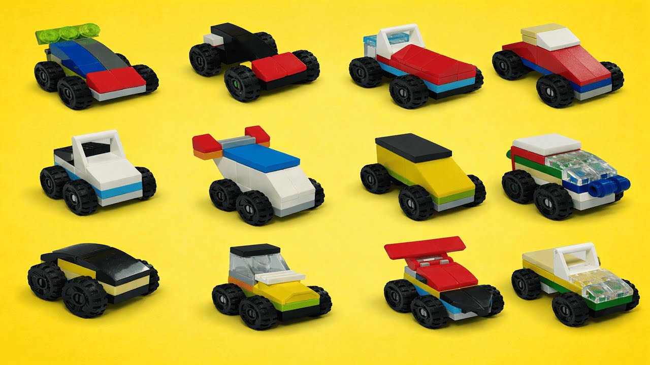 LEGO Micro Race Car Mini Vehicles (Tutorial) - YouTube