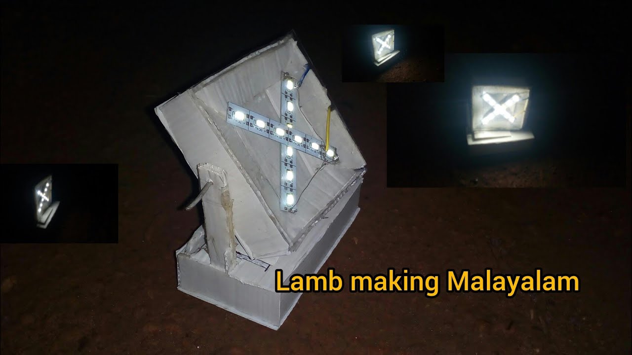how to making LED light lamb - YouTube