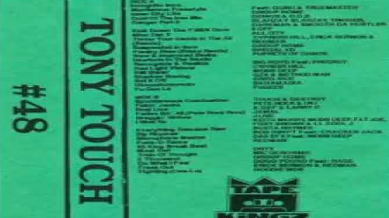 (Rare) 🏆Tony Touch - Hip Hop #48 (1995) NYC Brooklyn sides A&B - YouTube