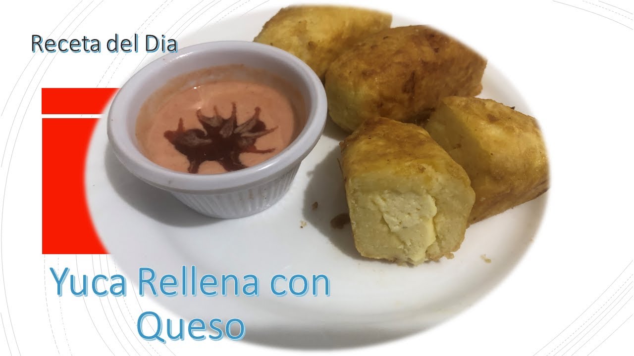 Yuca Rellena Con Queso😋😅 - YouTube