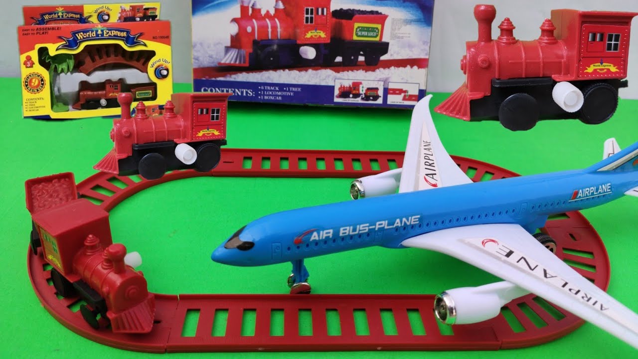 Aeroplane for kids - toy train videos - toy trains for kids unboxing ...