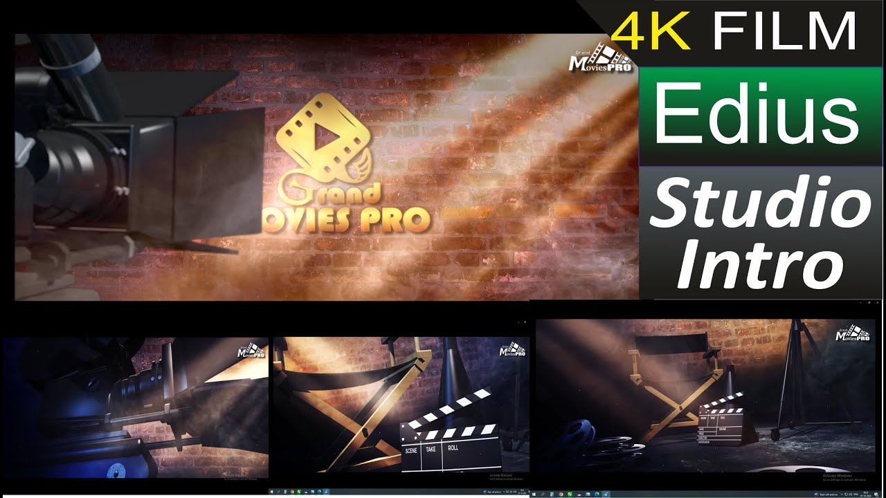 Film Studio Logo Intro Project Edius Download 2022 || Logo intro edius ...