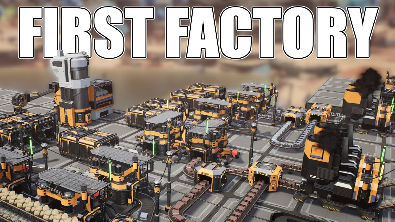 The First Factory - Satisfactory Update 6 Episode 3 - YouTube