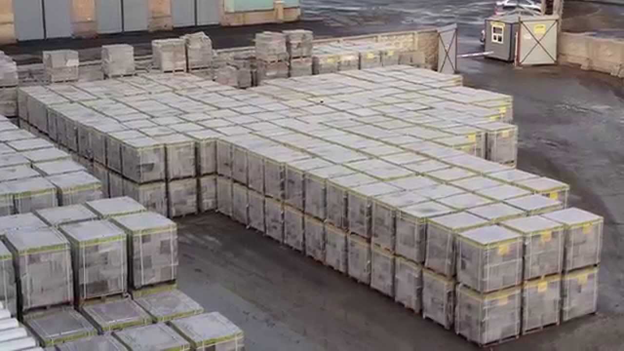 AAC block factory/ Automatic production line - YouTube