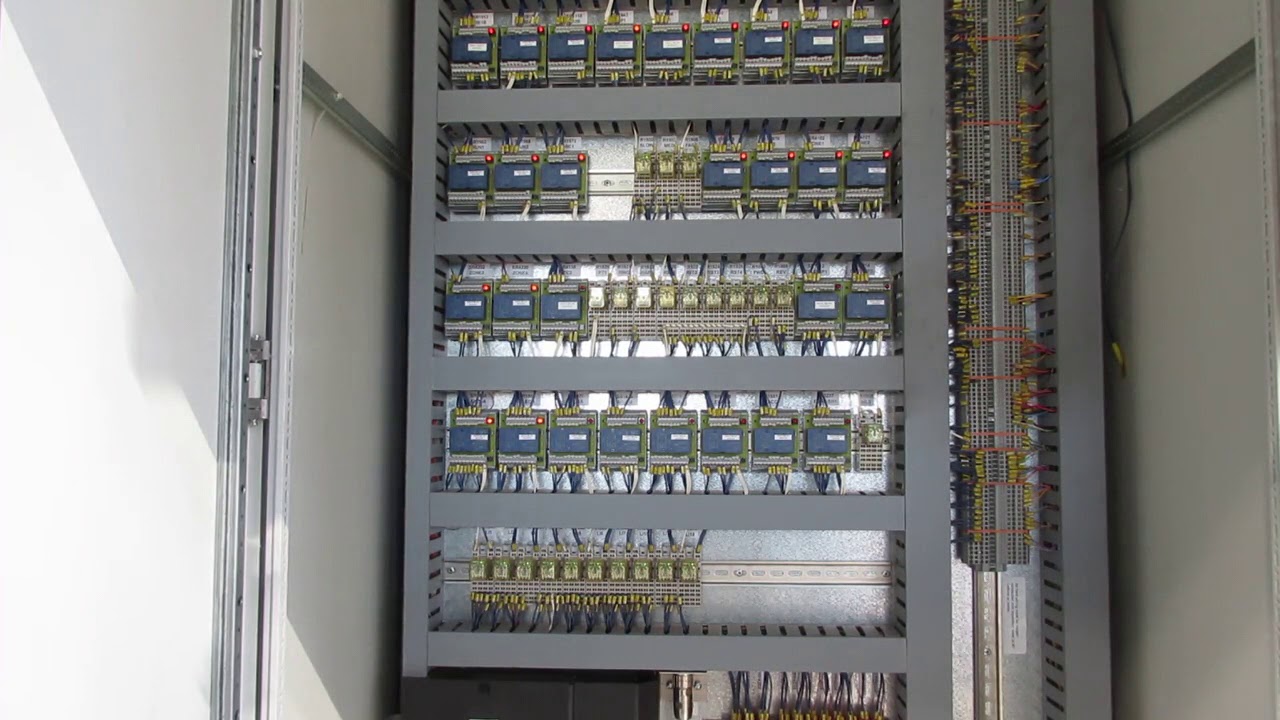 Ski Lift Safety Relay Circuits Panel - YouTube