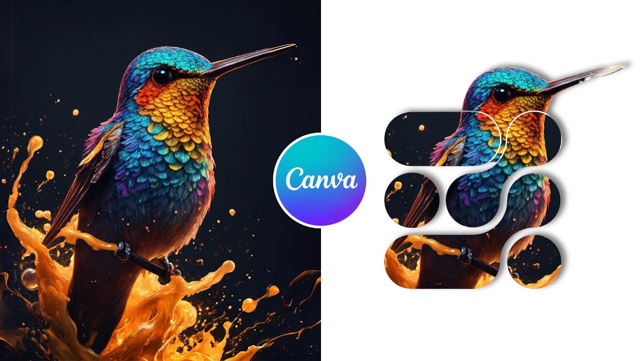 Design Beautiful Bird Poster using CANVA Pro | Canva Design Tutorial ...