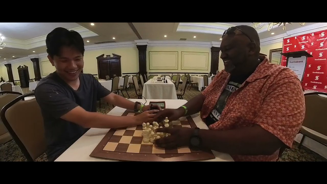 AGM Jason Yeung 🇸🇷 Chess in paradise! ♟️🌴 #AGM #JasonYeung #Chess # ...