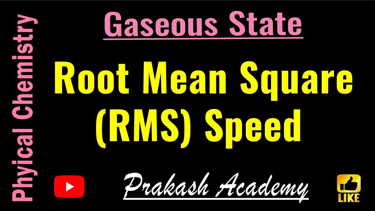 Comparison of RMS speed - YouTube