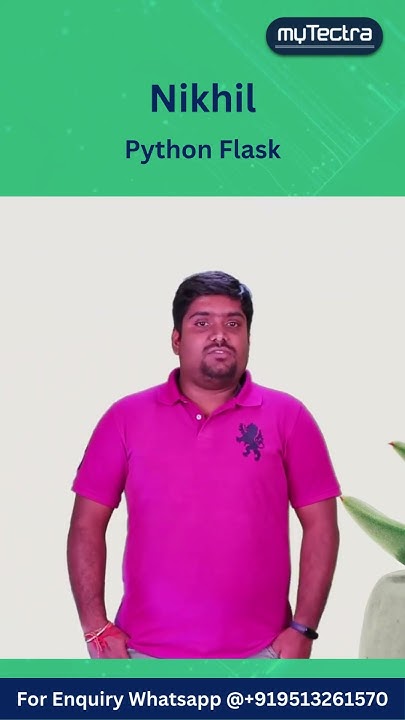 myTectra Reviews | Python Flask Training #mytectra #python #pythonflask #onlinetraining - YouTube