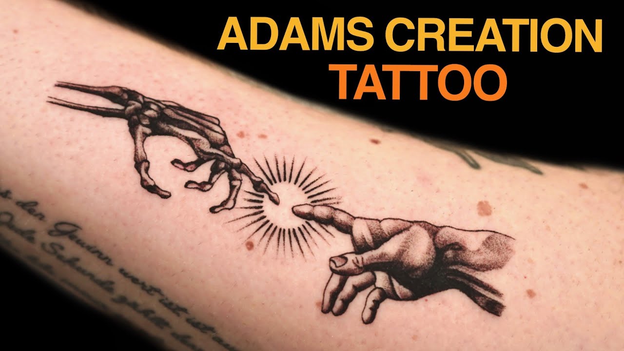 Unveiling the Stunning Timelapse of Adams Creation Tattoo - YouTube