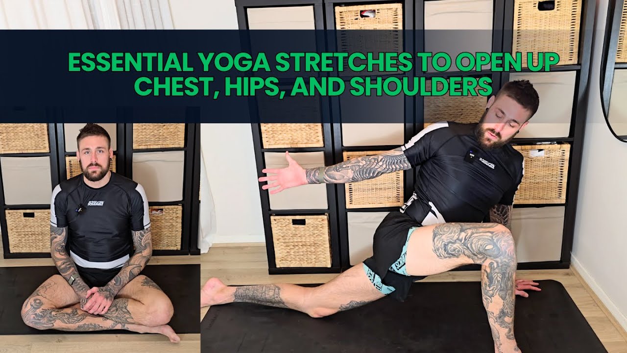 Essential Yoga Stretches to Open Up Chest, Hips, and Shoulders for ...