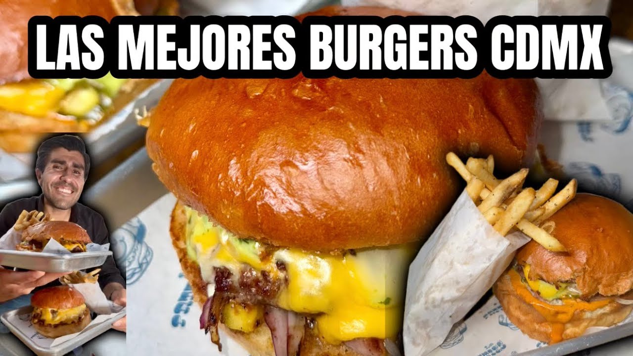 Las mejores burgers de CDMX con carne EXTRA jugosa en la Patties - YouTube