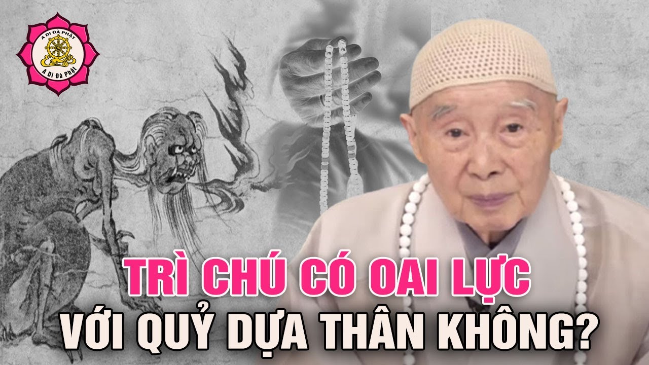 Trì chú có oai lực với Quỷ dựa thân không? HT Tịnh Không trả lời vấn ...