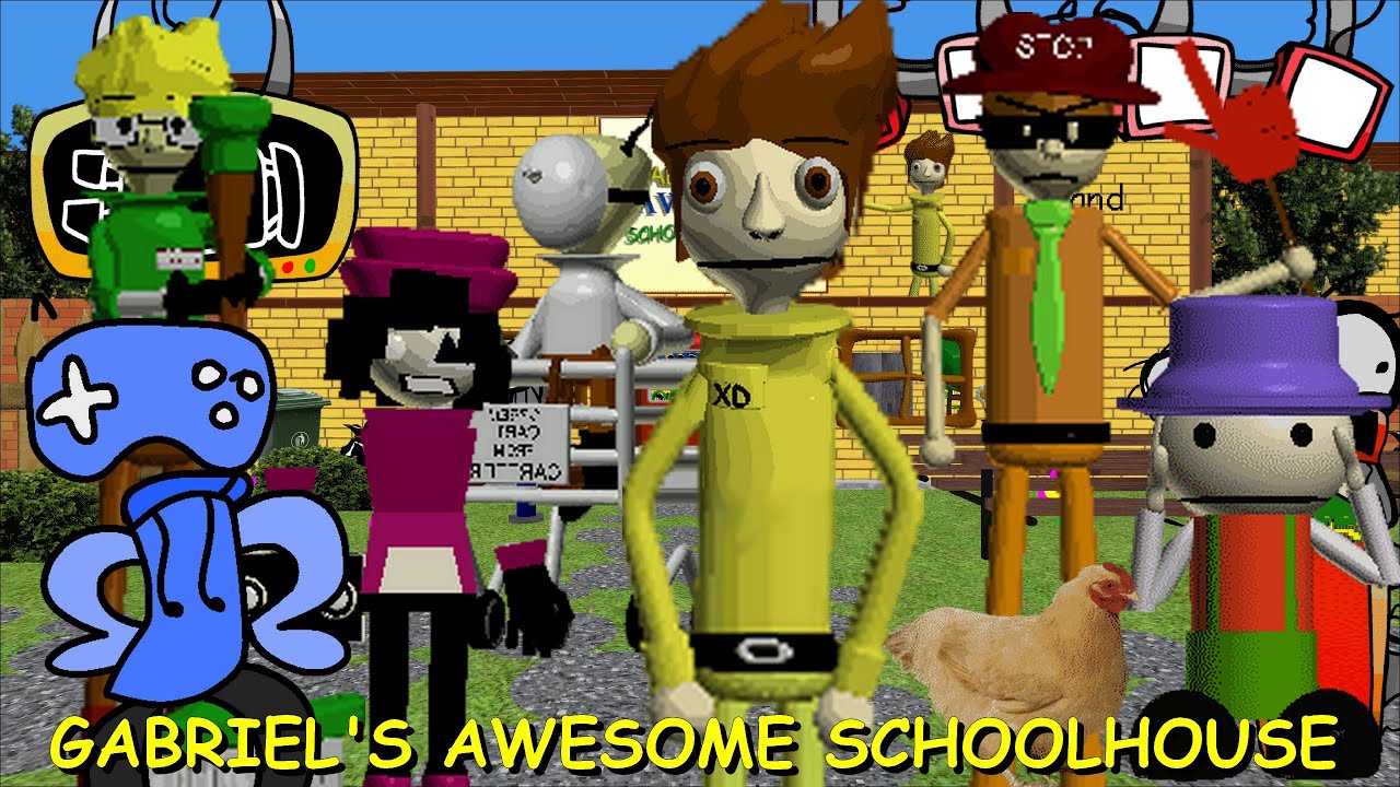 GABRIEL'S AWESOME SCHOOLHOUSE DEMO - Baldi's Basics Mod - YouTube