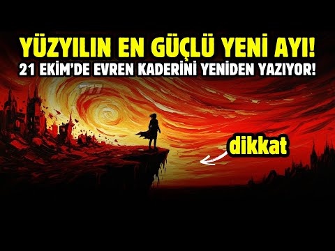 YÜZYILIN EN GÜÇLÜ YENİ AYI! 21 EKİM’DE EVREN KADERİNİ YENİDEN YAZIYOR!