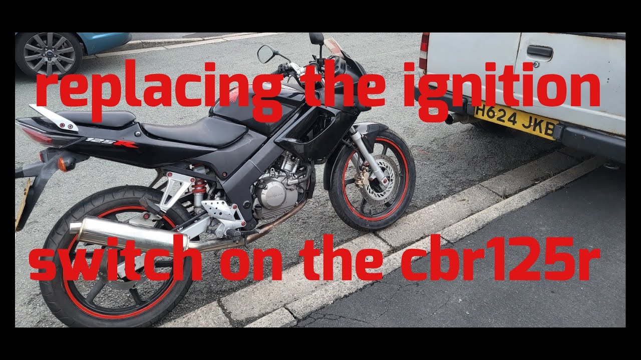 CBR125r 2006 ignition switch replacement - YouTube
